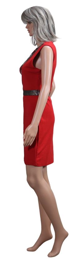 AC Girl Red Dress | Bargain As Clothing